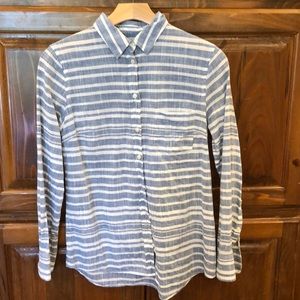 J. Crew Factory | Tops | J Crew Linen Long Sleeve | Poshmark